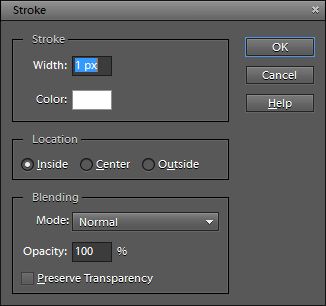 Adding A Stroke Line To Your Images